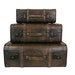 Brown Wood Chest Set, Set of 2 - Etsy
