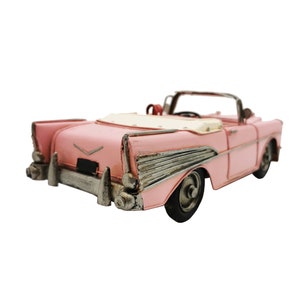 Pink Classic Convertible Car Metal Model - Etsy