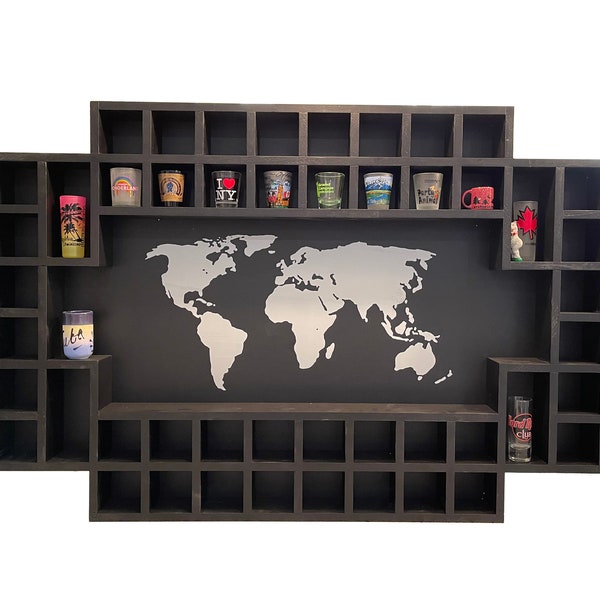 Shot Glass Display - Etsy
