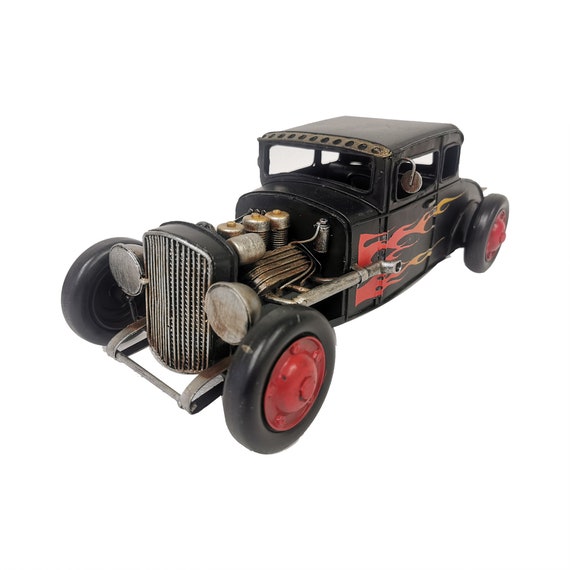 Old Fashion Hot Rod Metal Model - Etsy
