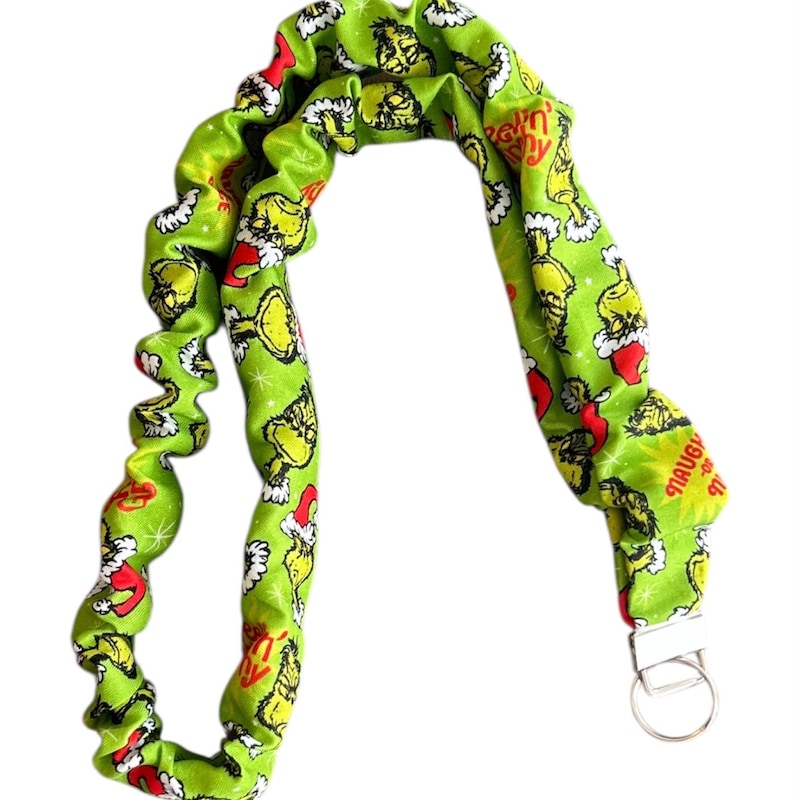 Grinch Wristlet Lanyard - Etsy