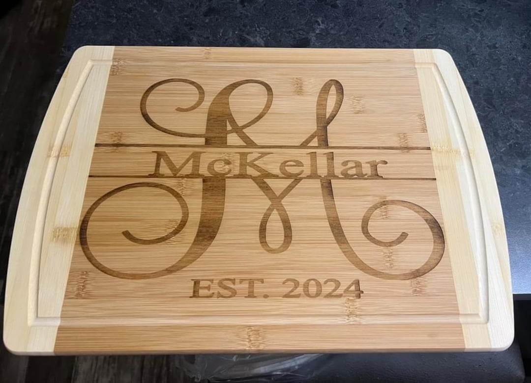 Personalized Bamboo Cutting Boards - Etsy