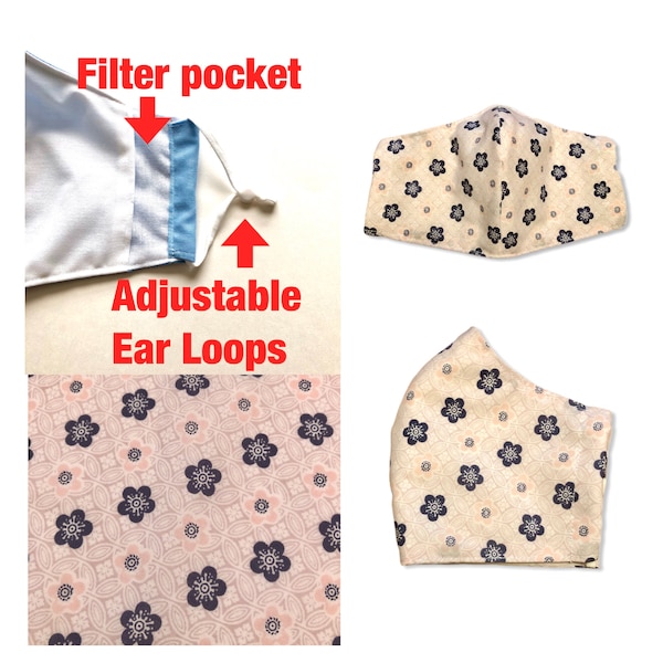 Kimono Face Mask - Etsy