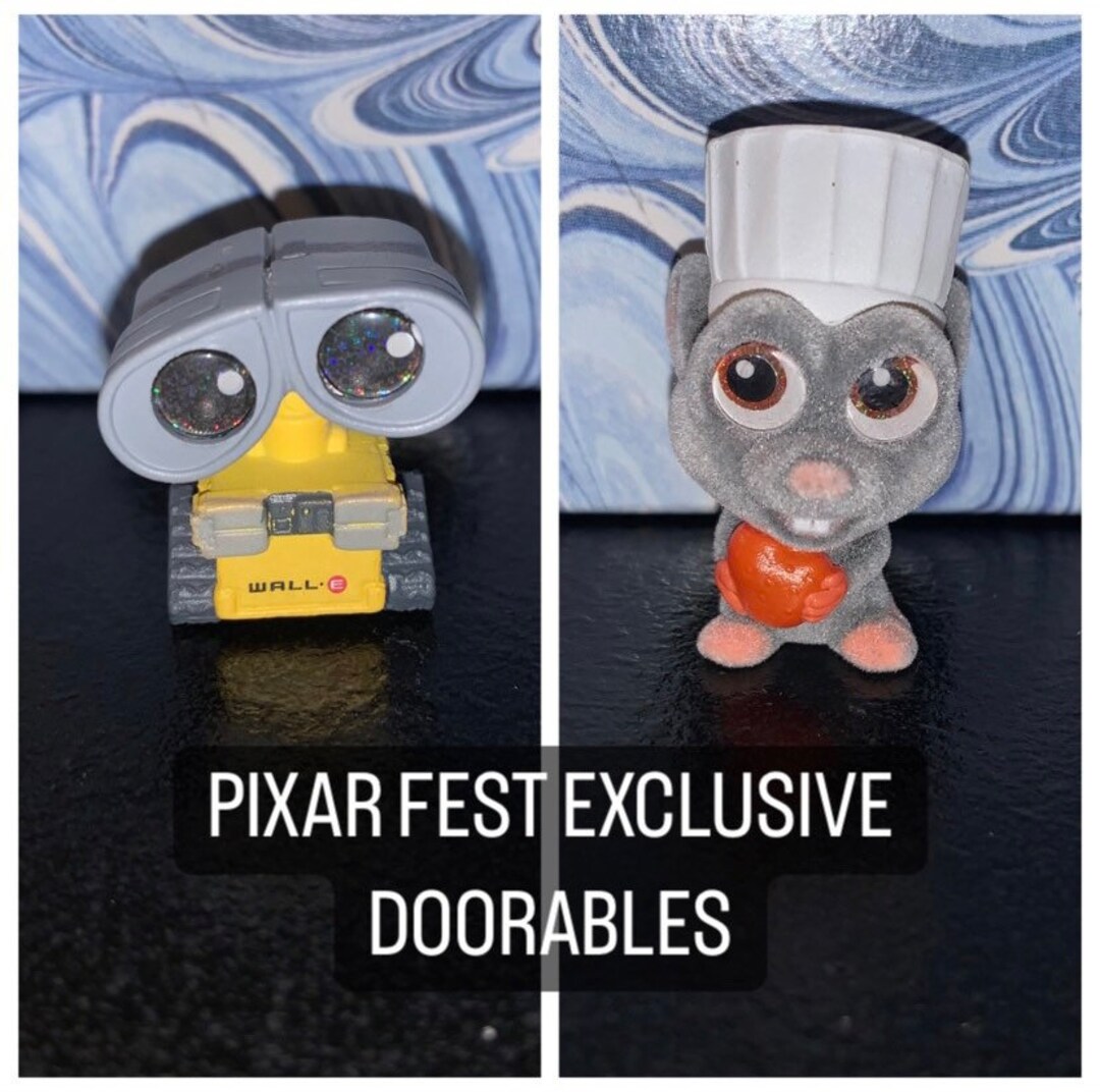 Doorables “pixar Fest” - Exclusives (with or Without Keychain) - Etsy