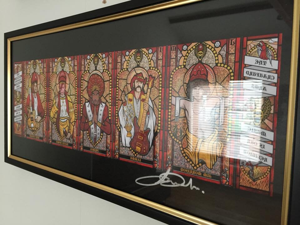 Prince Stained Glass Collectable Print A3 - Etsy UK