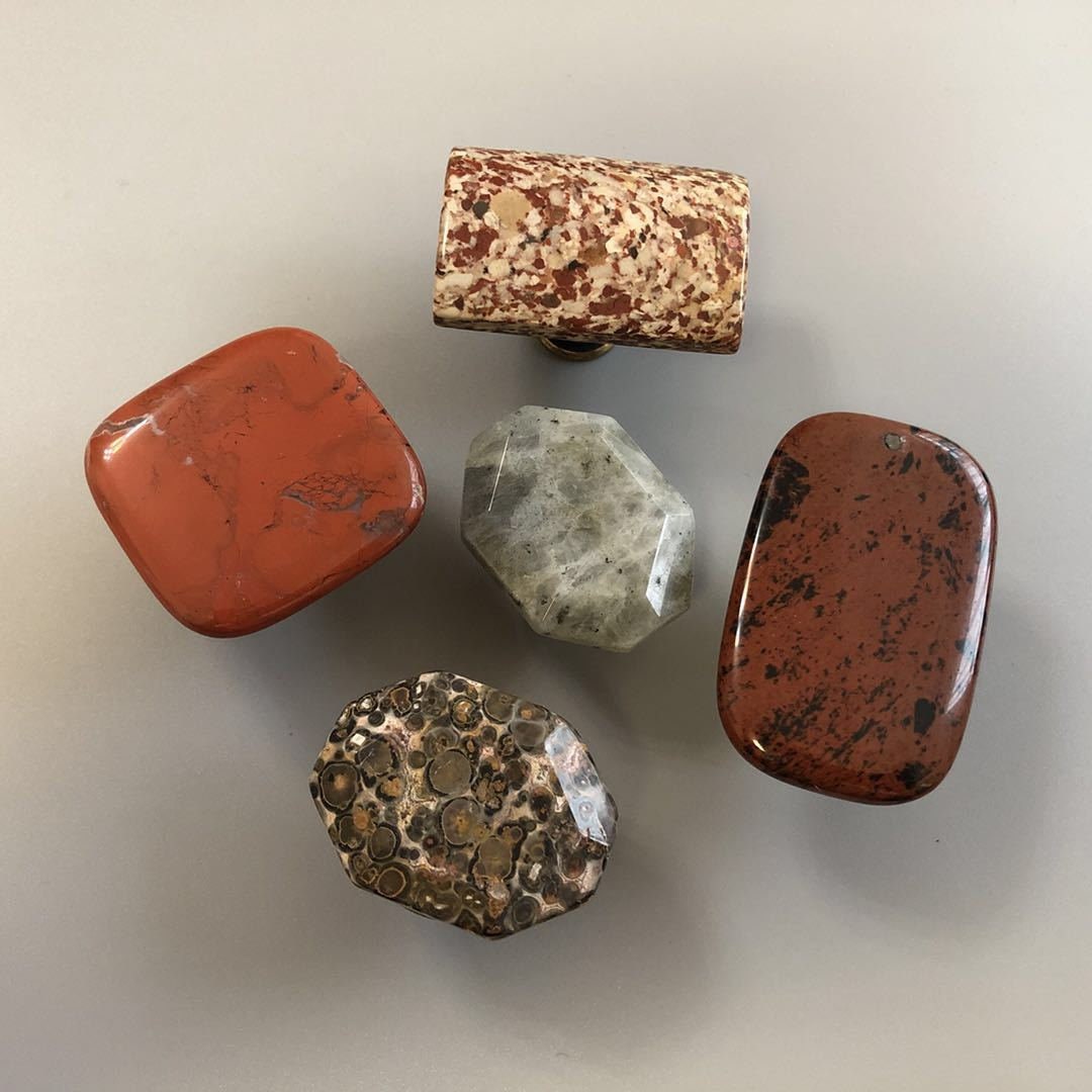 5 Styles Jade Cabinet Handle, Jade Handle, Jade Stone Cupboard Wardrobe ...