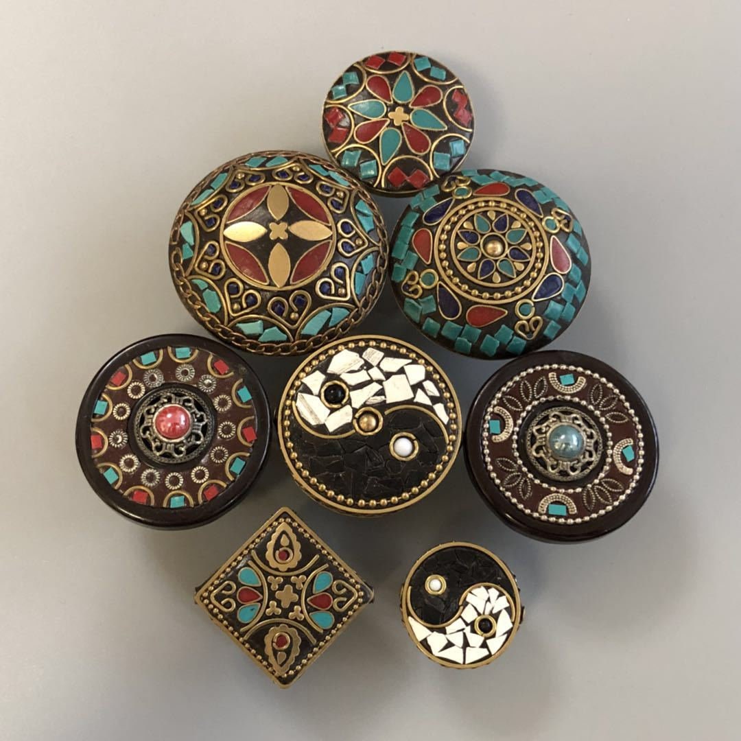 Unique Vintage Nepal Style Cabinet Handles, Exquisite Pattern Cabinet ...