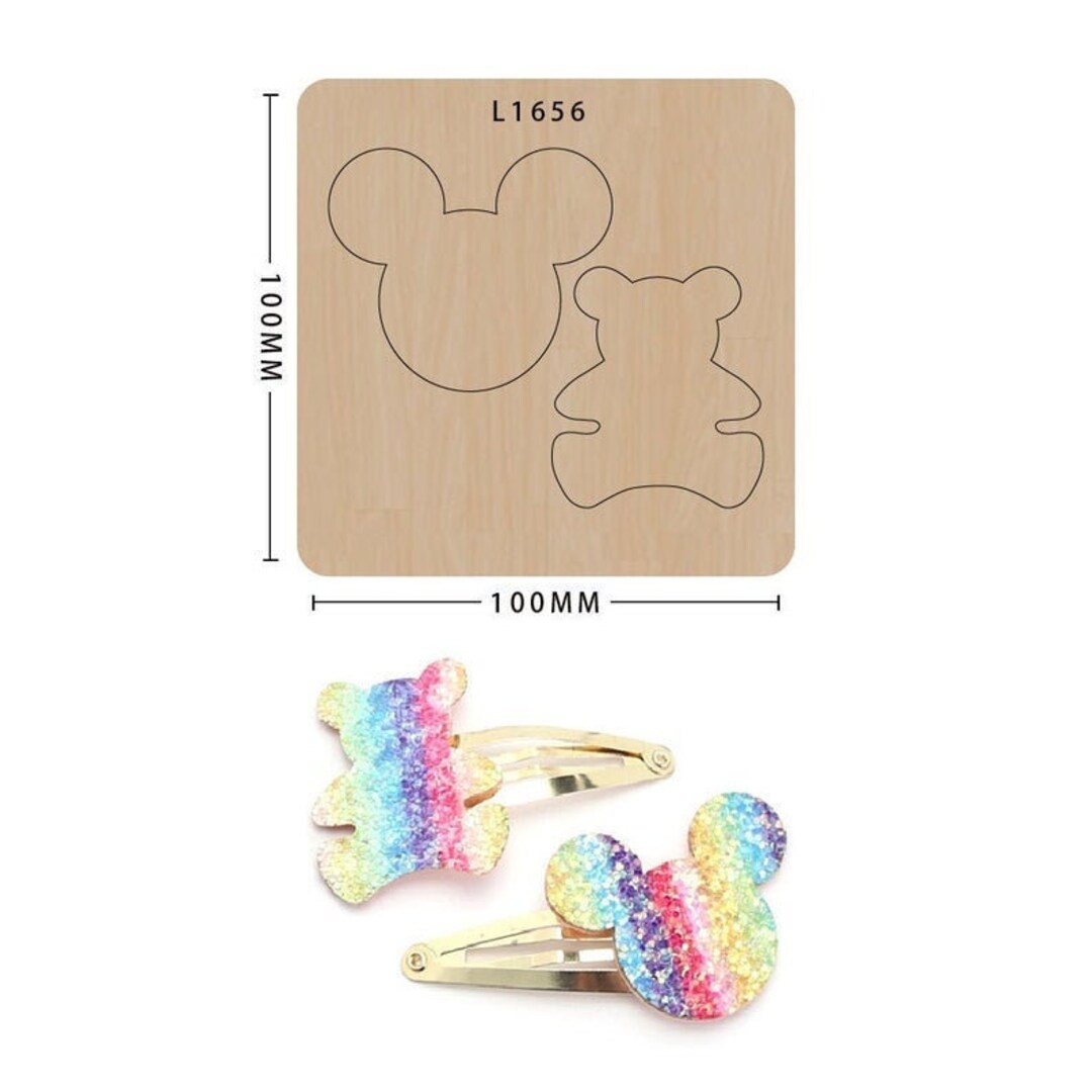 Hair Clip Cutting Die/sizzix Die Cutting/leather Cutting - Etsy