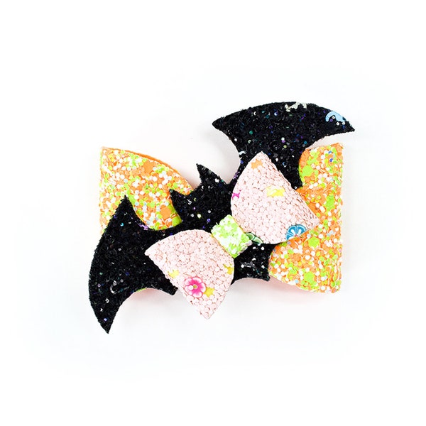 Bat Bow - Etsy