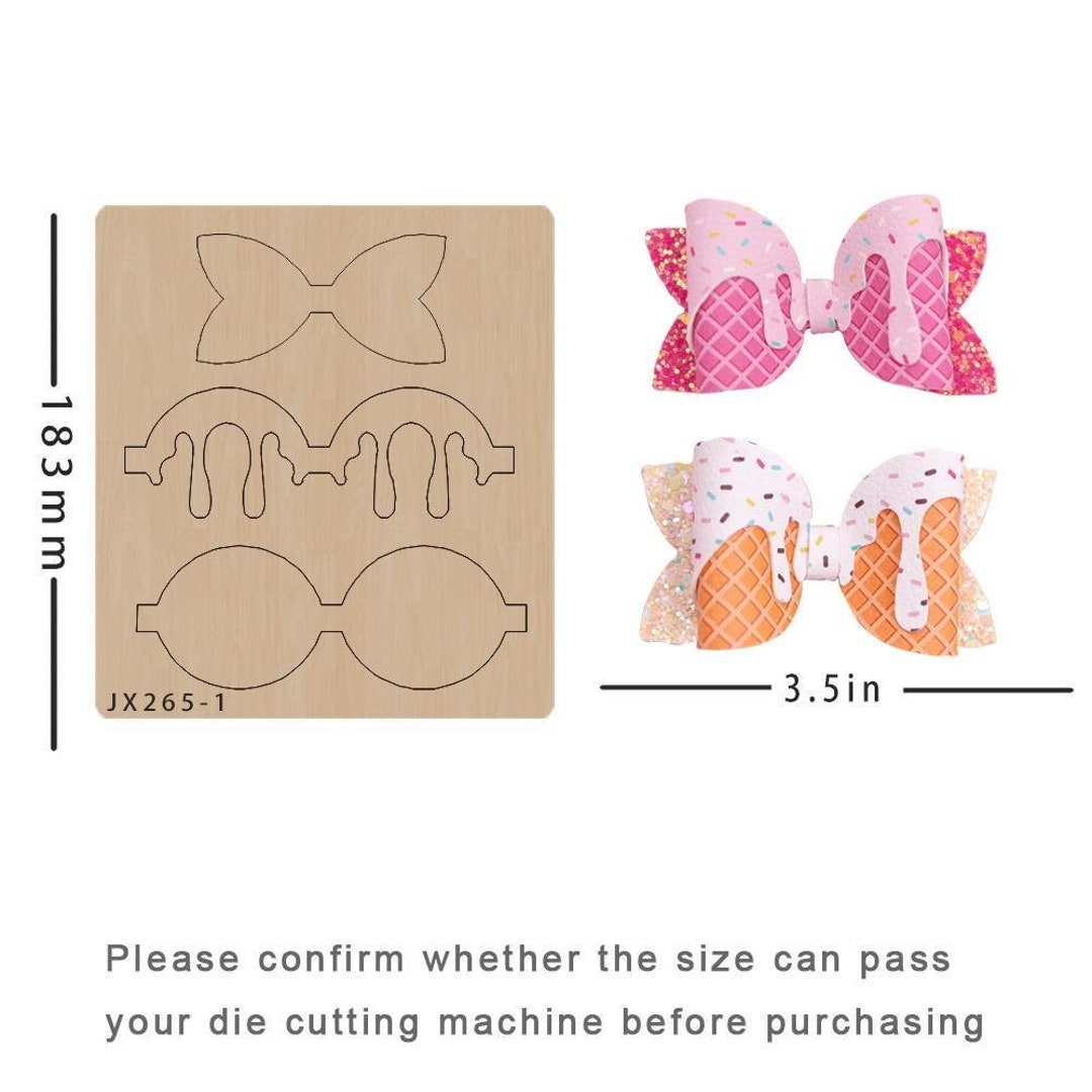 Cream Cake Hair Bow Die DIY Wooden Diecutting Dies Hair Bow - Etsy