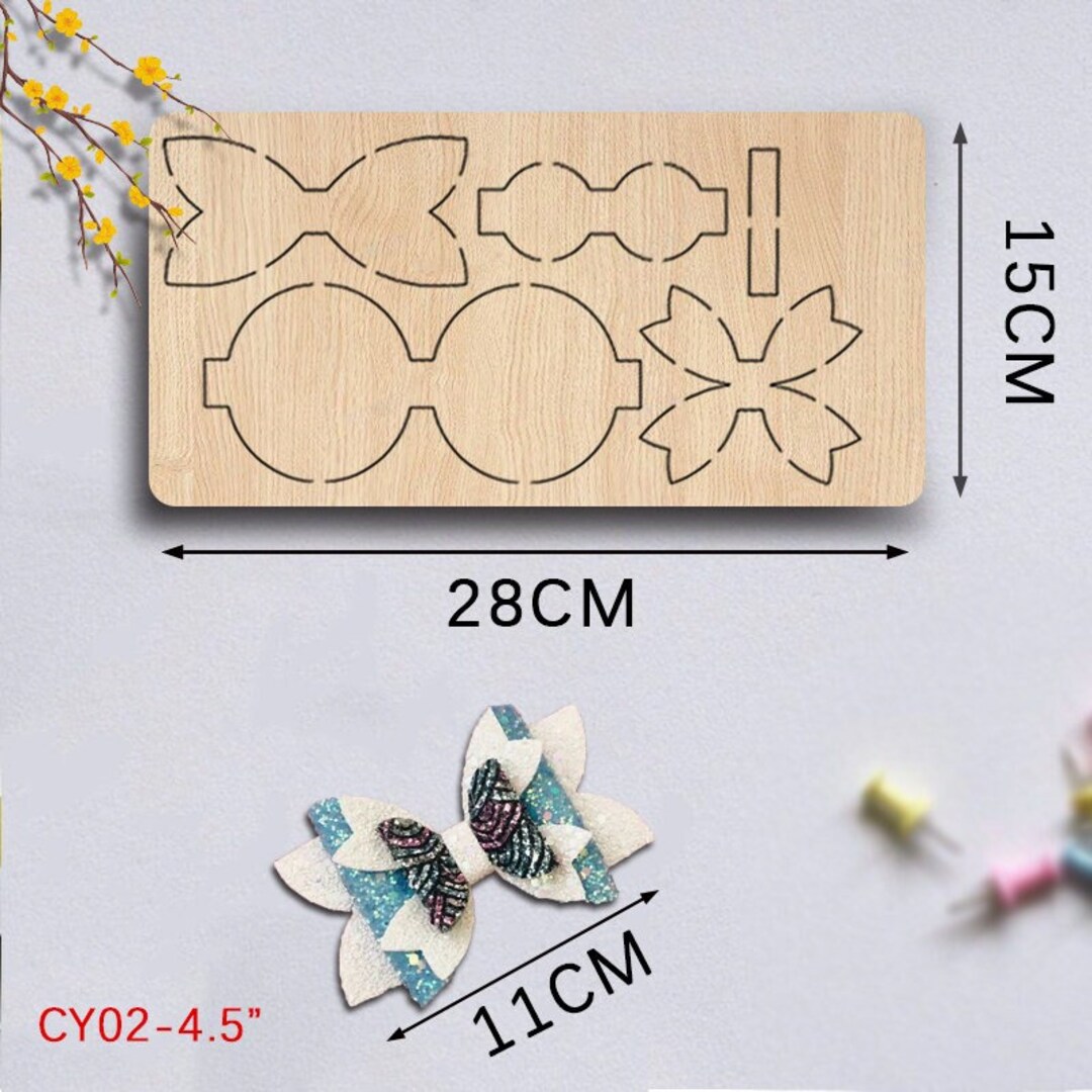 Sizzix Bow Die/hair Bow Dies/leather Cutting - Etsy