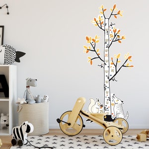 Sticker toise murale pour enfant - Taille de l'enfant - Règle de mesure ...