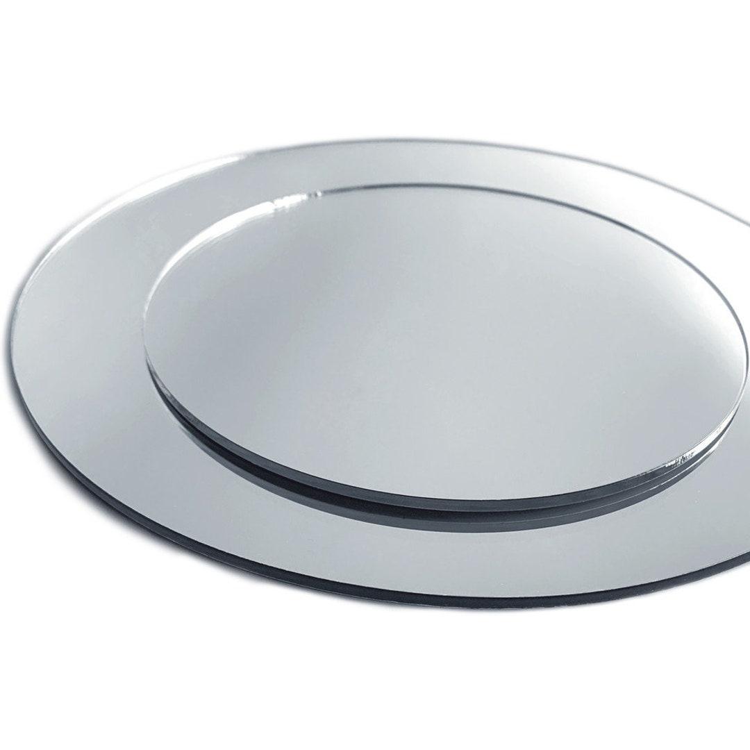Round Mirror Plexiglas Plate 3 Mm. Acrylic Glass Sheet. Mirror Plate ...