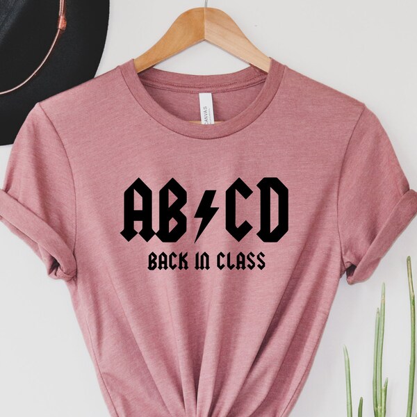 Acdc Abcd Shirt - Etsy