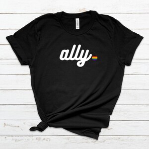 LGBT Ally T-shirt LGBTQ Ally Tee Queer Shirt LGBT Shirt Be - Etsy