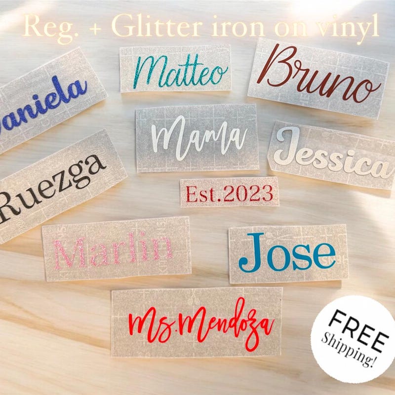 Glitter Iron On - Etsy