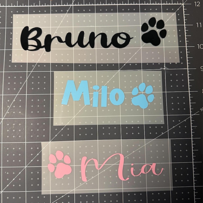 Dog House Name Sticker - Etsy