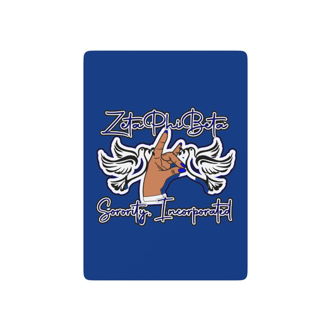 Zeta Phi Beta Playing Cards: ZPB Sorority Gifts - Etsy