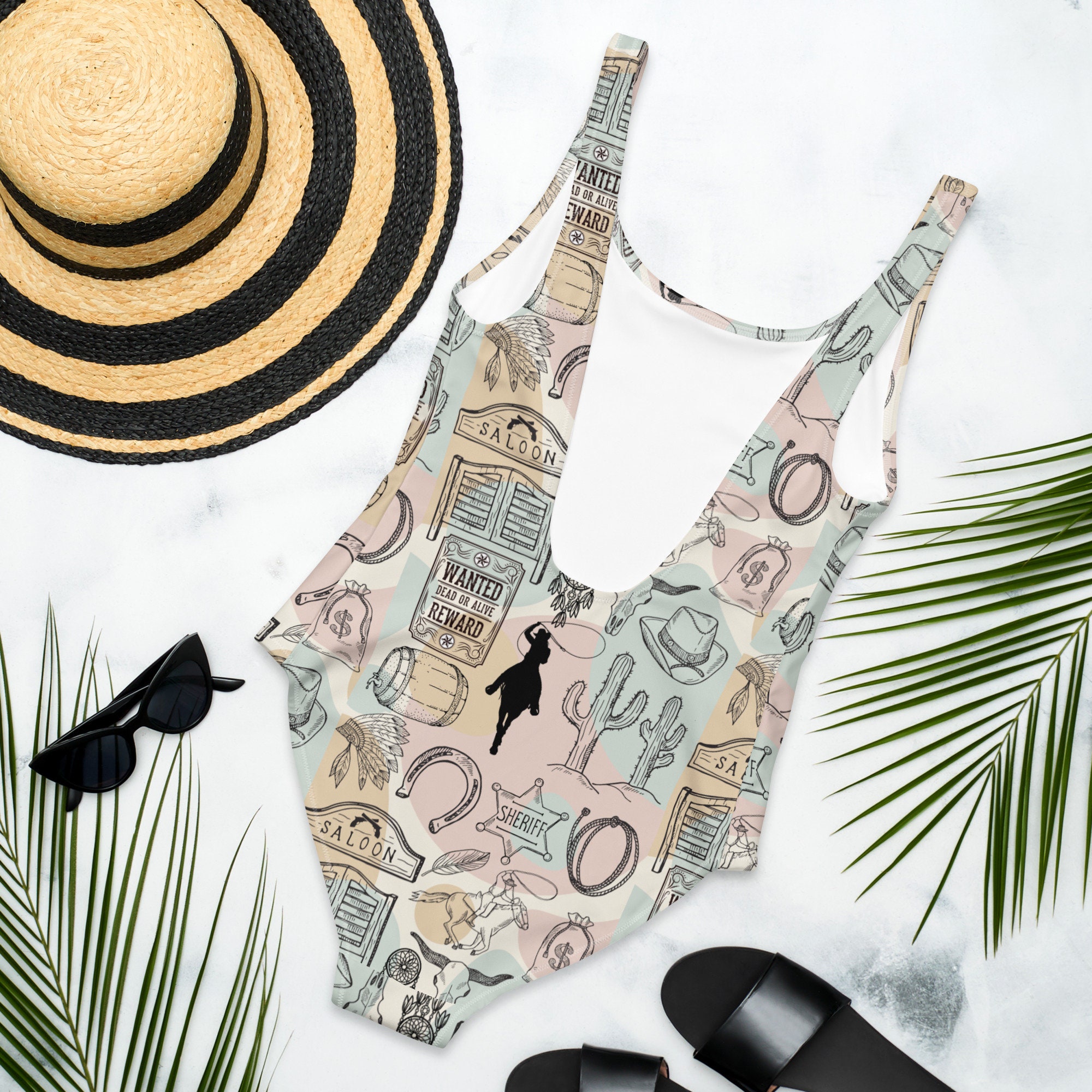 Western Swimsuit, Western One Piece, Western Bikini, Western High ...