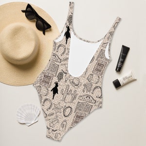 Western Bikini, One-piece Swimsuit, Cowgirl High Waisted Swimsuit ...