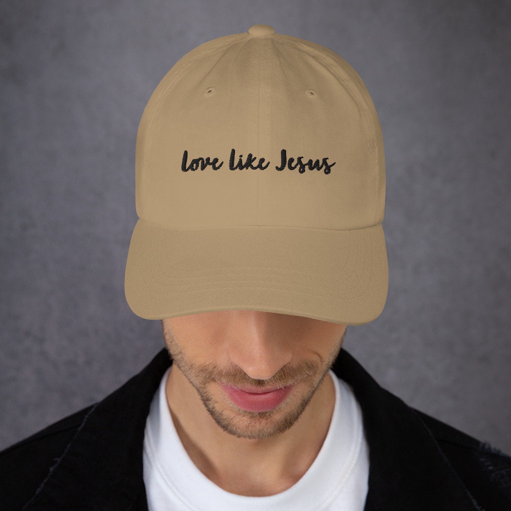 Baseball Cap Love Like Jesus Embroidered Hat Dat Hat - Etsy