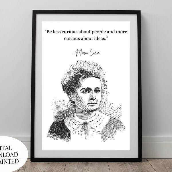 Marie Curie - Etsy