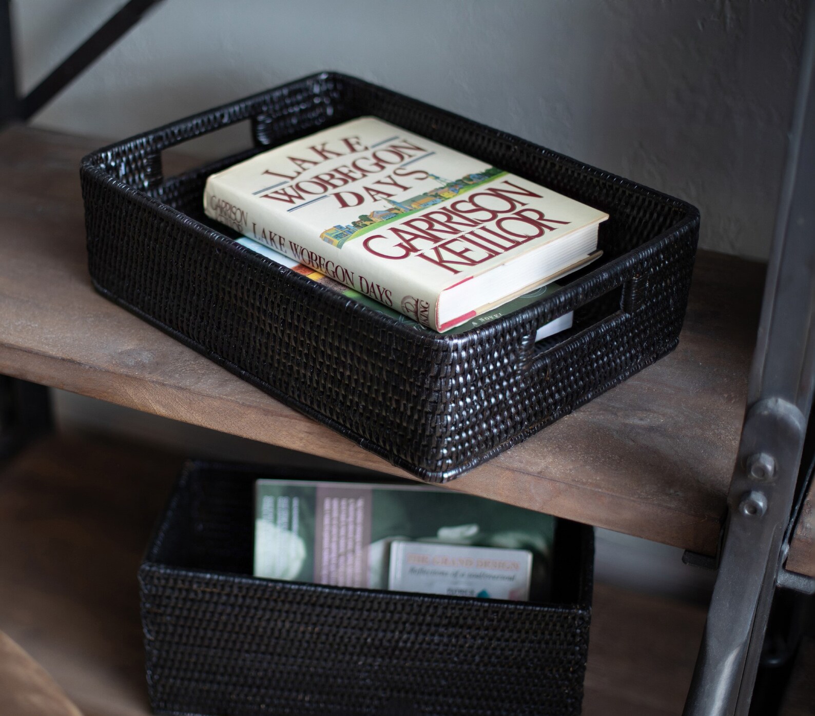 Artifacts Rattan™ Rectangular Shelf Basket With Rounded - Etsy