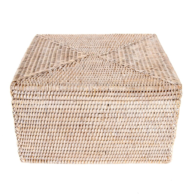 Artifacts Rattan™ Storage Box with Lid | Etsy