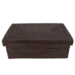 Artifacts Rattan™ Storage Box With Lid Flat File Organizer - Etsy