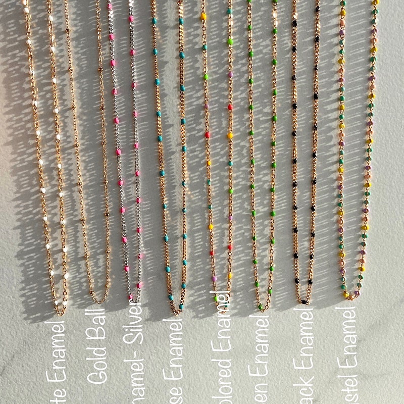 Beaded Chain - Etsy