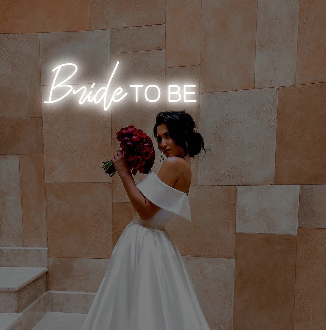 Wedding Bride to Be Neon Sign, Bride Party Neon Light Art Decor - Etsy