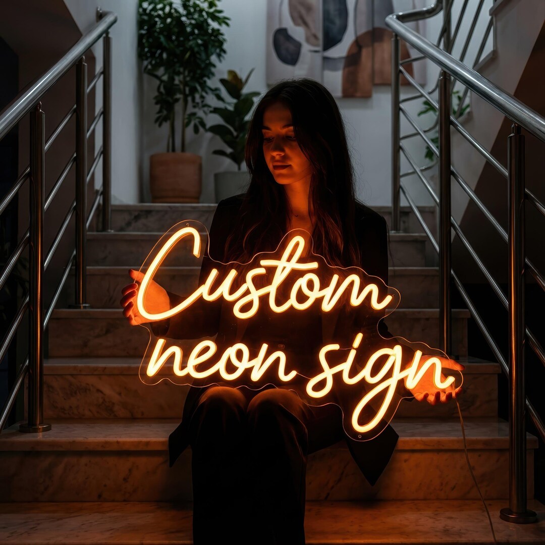 Custom Neon Sign Personalized, LED Name Light for Wedding Backdrop ...