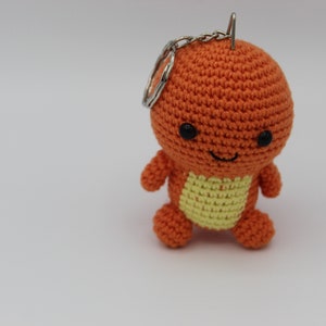 Handmade Pokemon Charmander Keychain, Pokémon ,amigurumi, Crochet ...