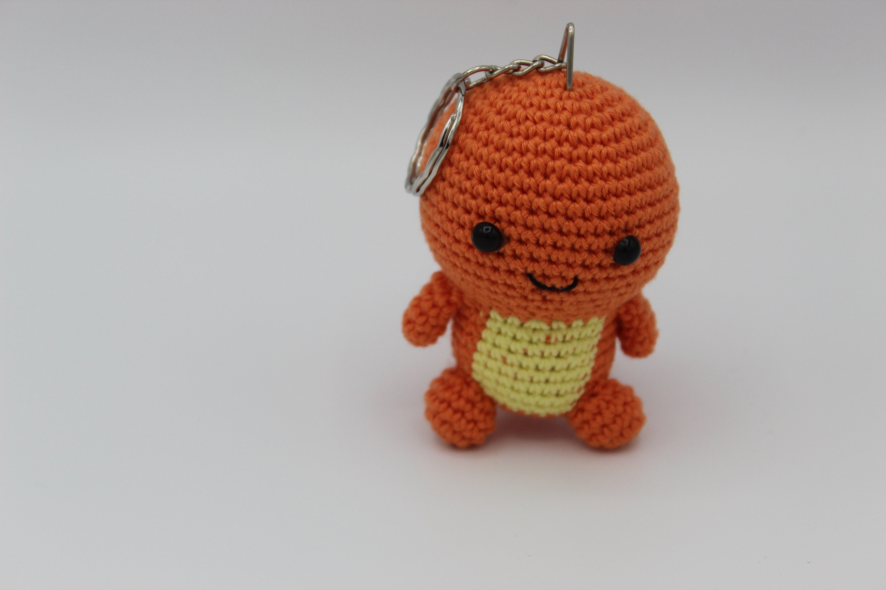 Handmade Pokemon Charmander Keychain Pokémon amigurumi - Etsy