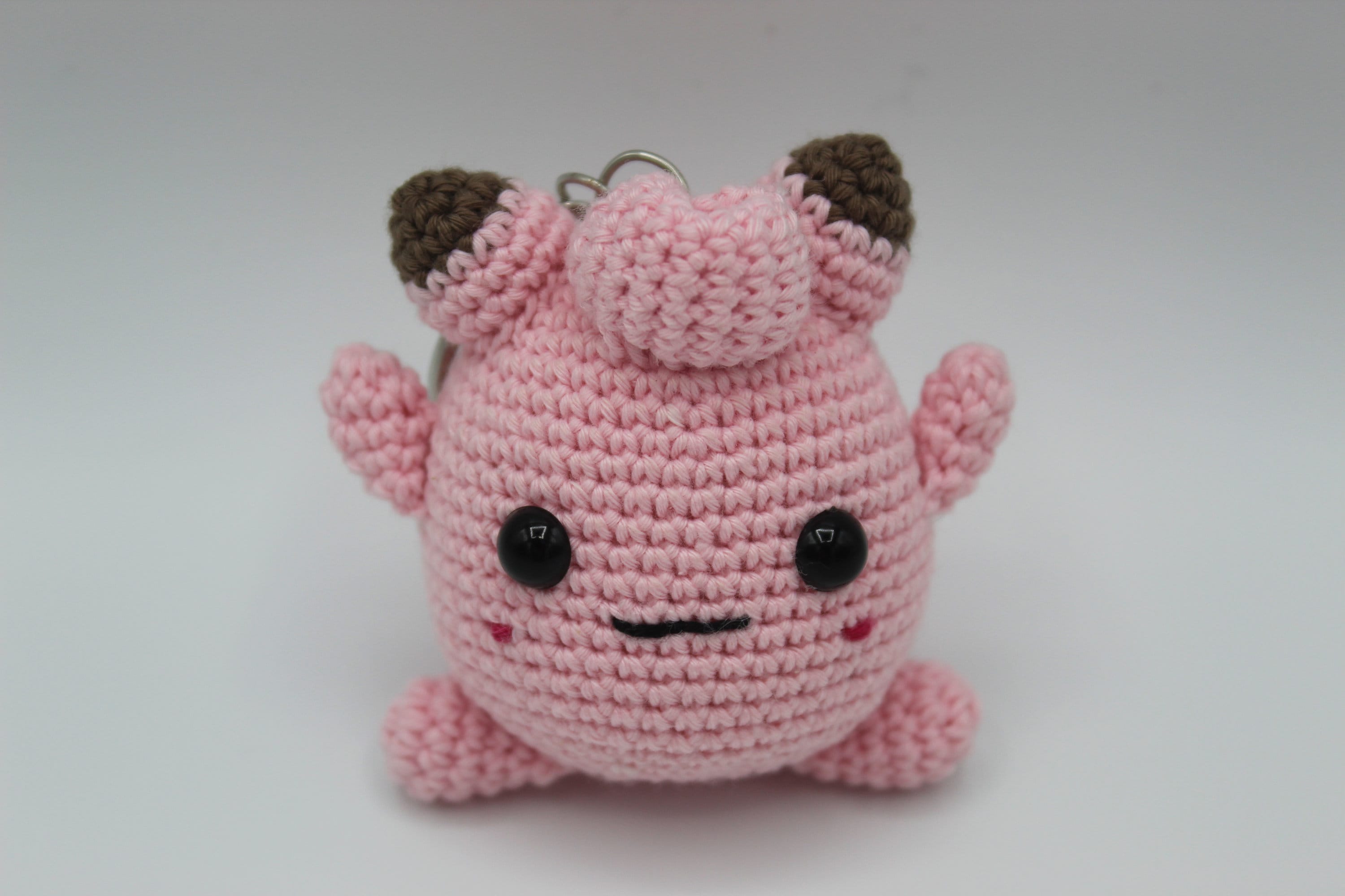 Handmade Pokemon Clefairy Keychain Pokémon Amigurumi | Etsy