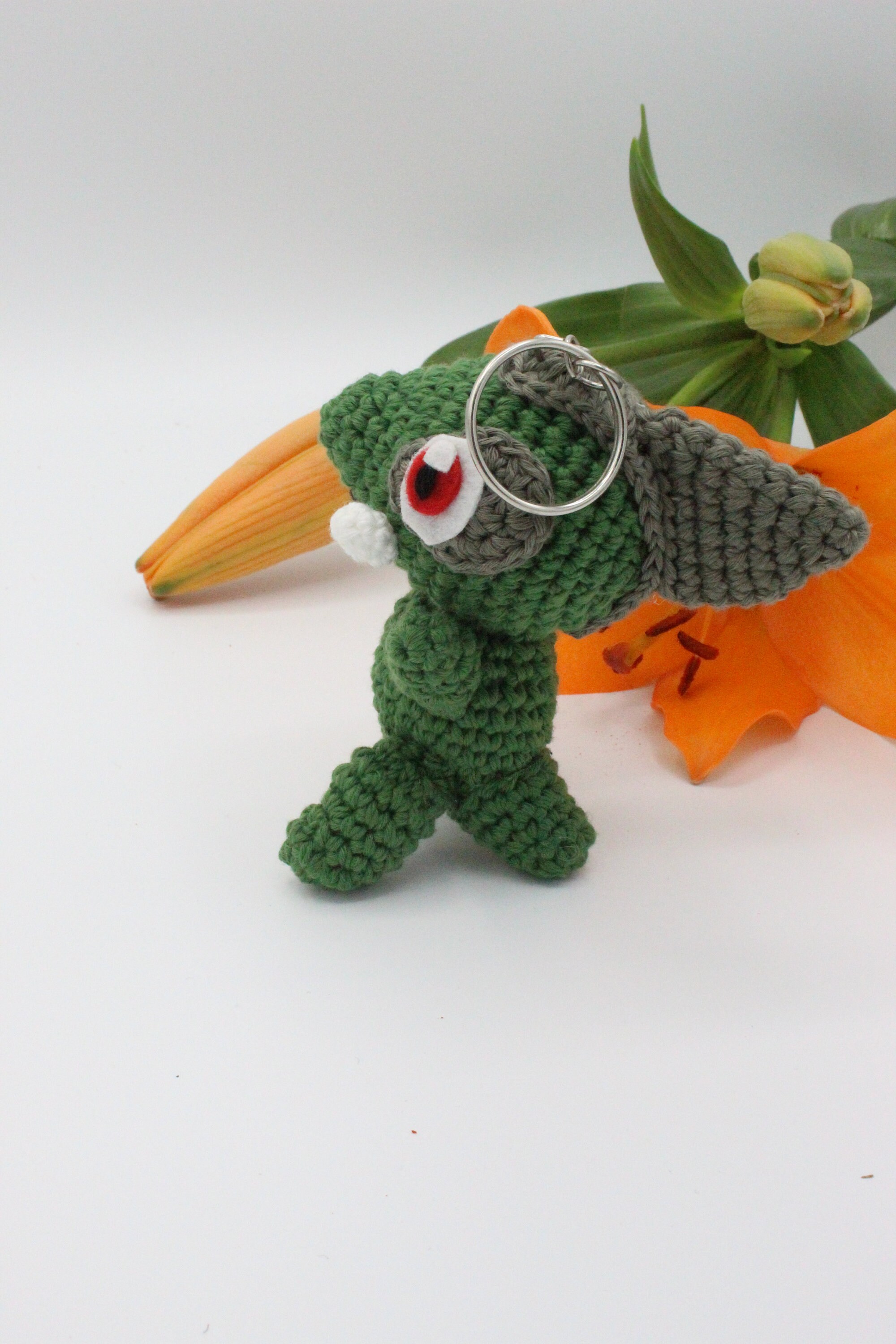 Handmade Pokemon Axew Keychain Pokémon amigurumi Crochet | Etsy