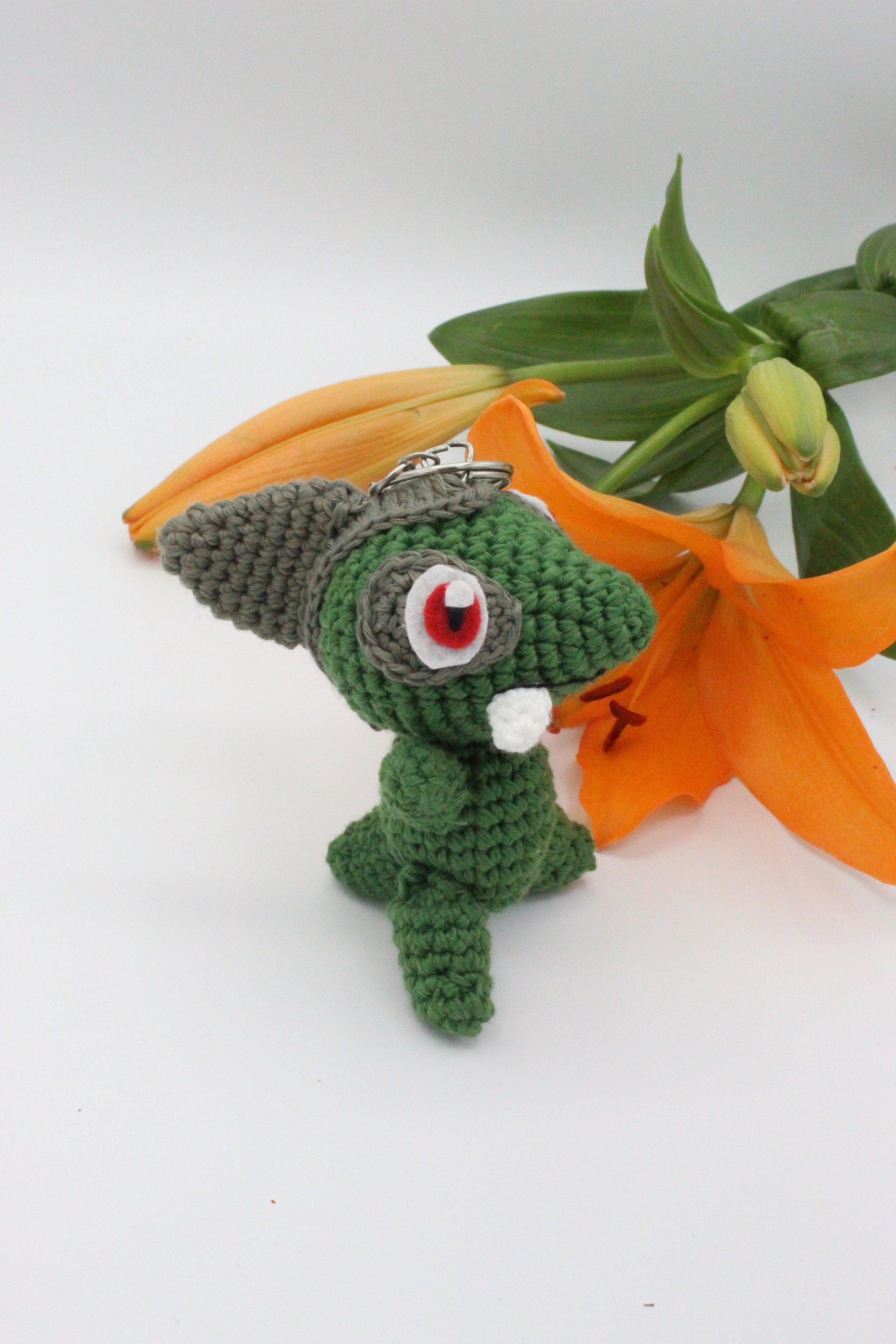 Handmade Pokemon Axew Keychain Pokémon amigurumi Crochet | Etsy