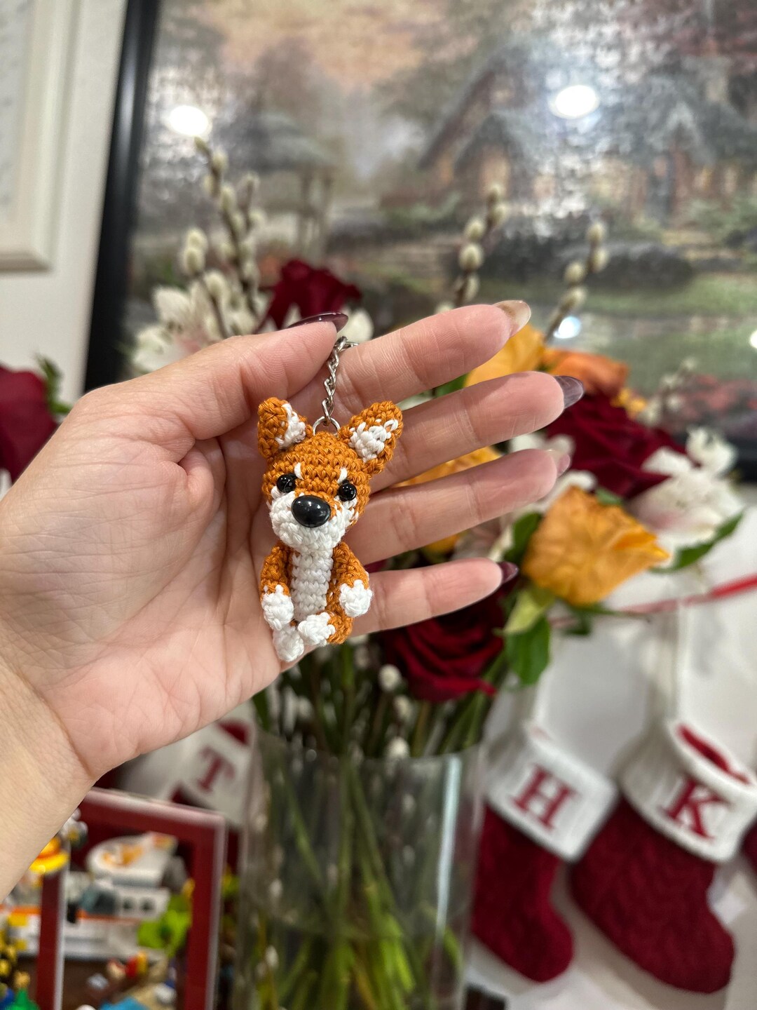 Crochet Amigurumi Animals Key Chain; Best Gift, Goodbye Gift,plushie ...