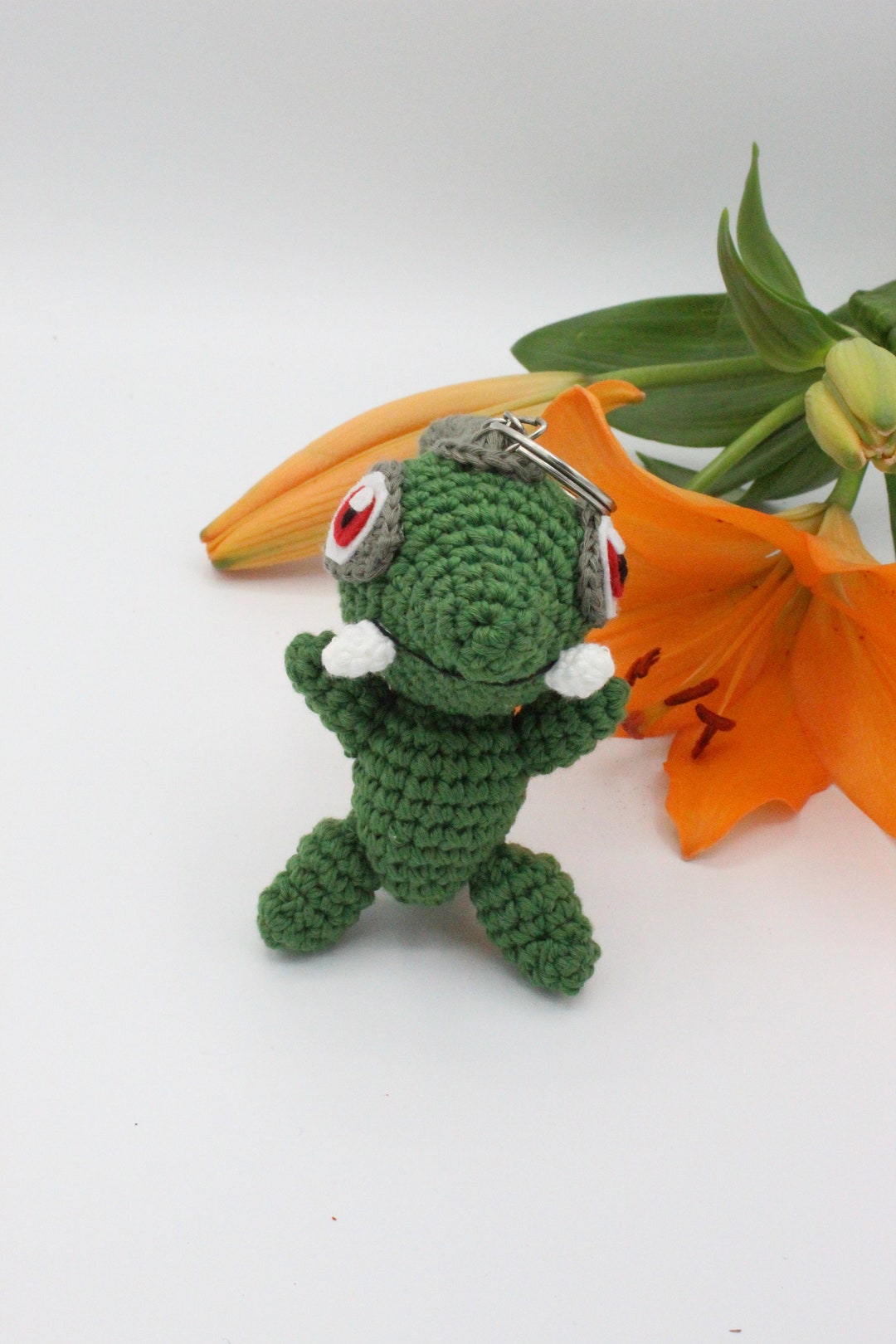 Handmade Pokemon Axew Keychain, Pokémon ,amigurumi, Crochet, Plushie ...