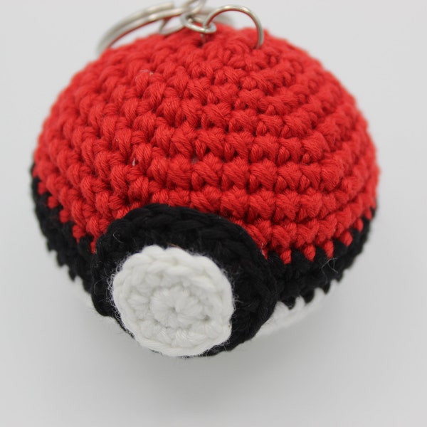 Pokeball Keychain - Etsy
