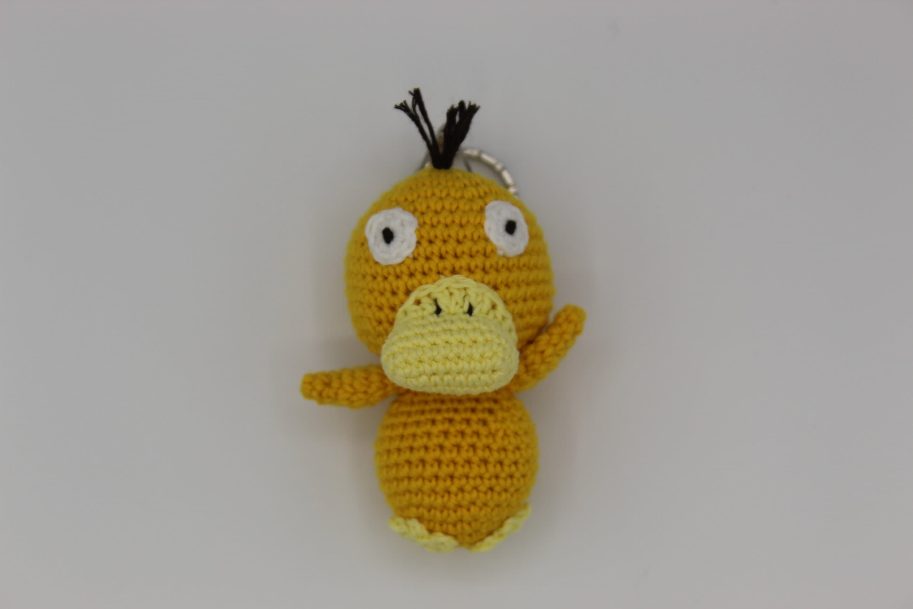 Handmade Pokemon Psyduck Keychain Pokémon amigurumi - Etsy