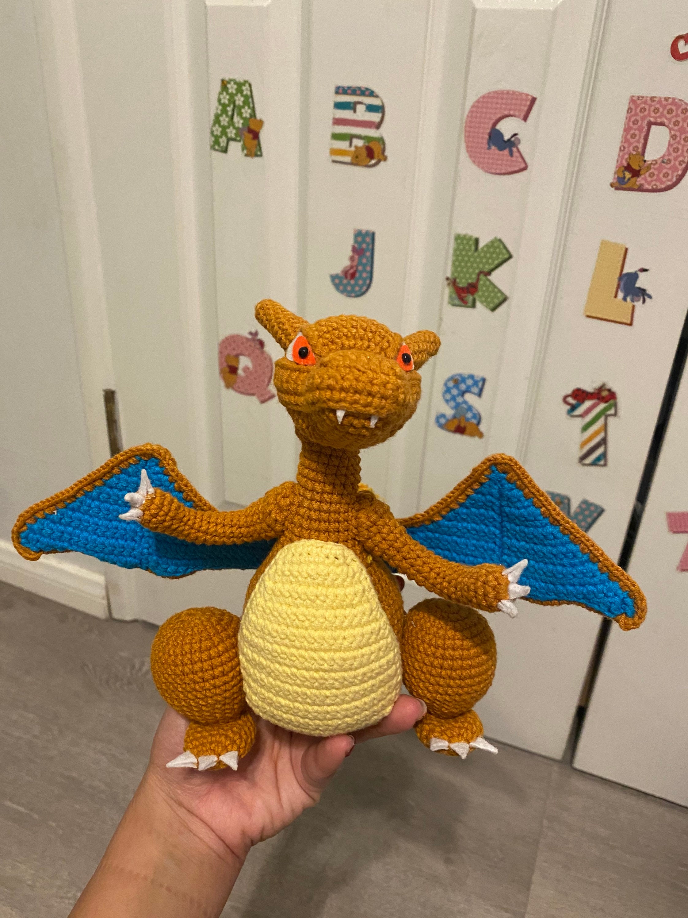Very Limited Handmade Pokemon Charizard Crochet Pokémon | Etsy