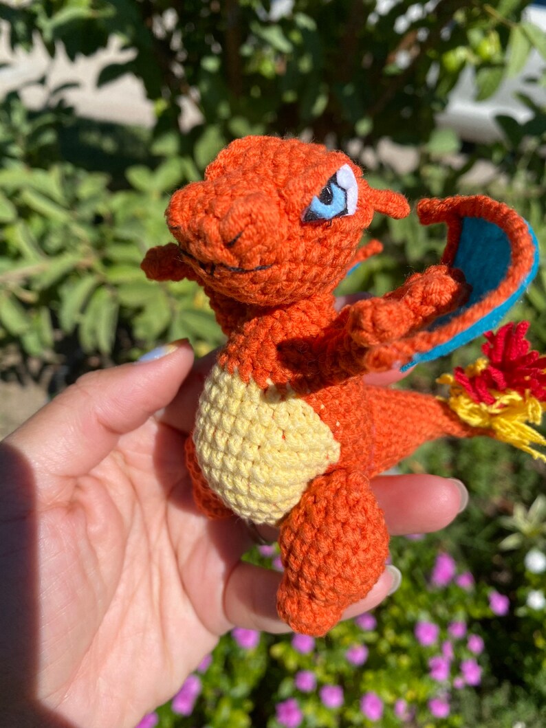 Unique Handmade Charizard Pokémon amigurumi Crochet - Etsy