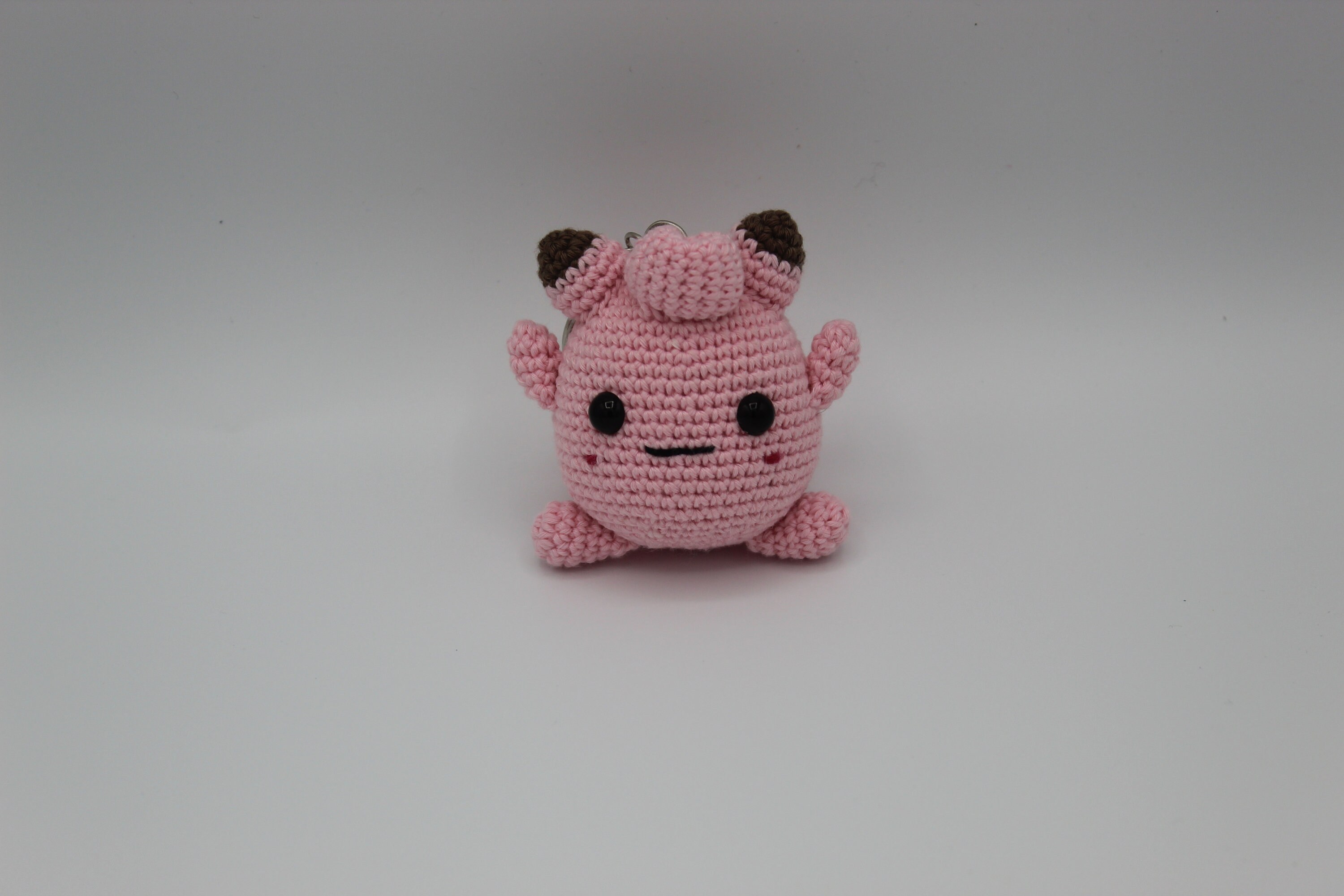 Handmade Pokemon Clefairy Keychain Pokémon amigurumi - Etsy