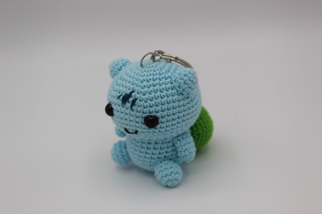 Handmade Pokemon Bulbasaur Keychain, Pokémon ,amigurumi, Crochet ...