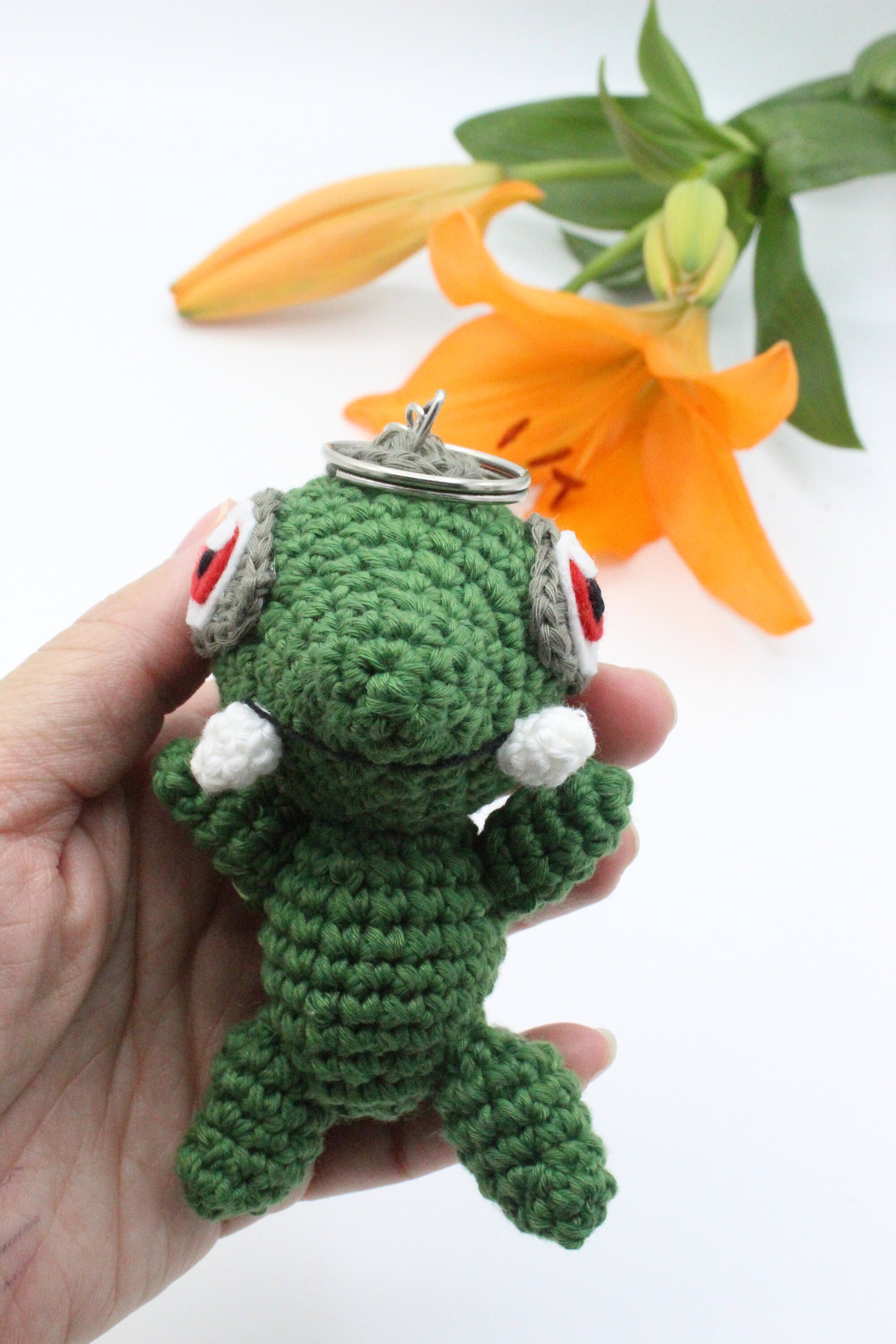 Handmade Pokemon Axew Keychain Pokémon amigurumi Crochet | Etsy