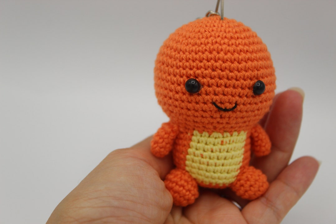 Handmade Pokemon Charmander Keychain, Pokémon ,amigurumi, Crochet ...