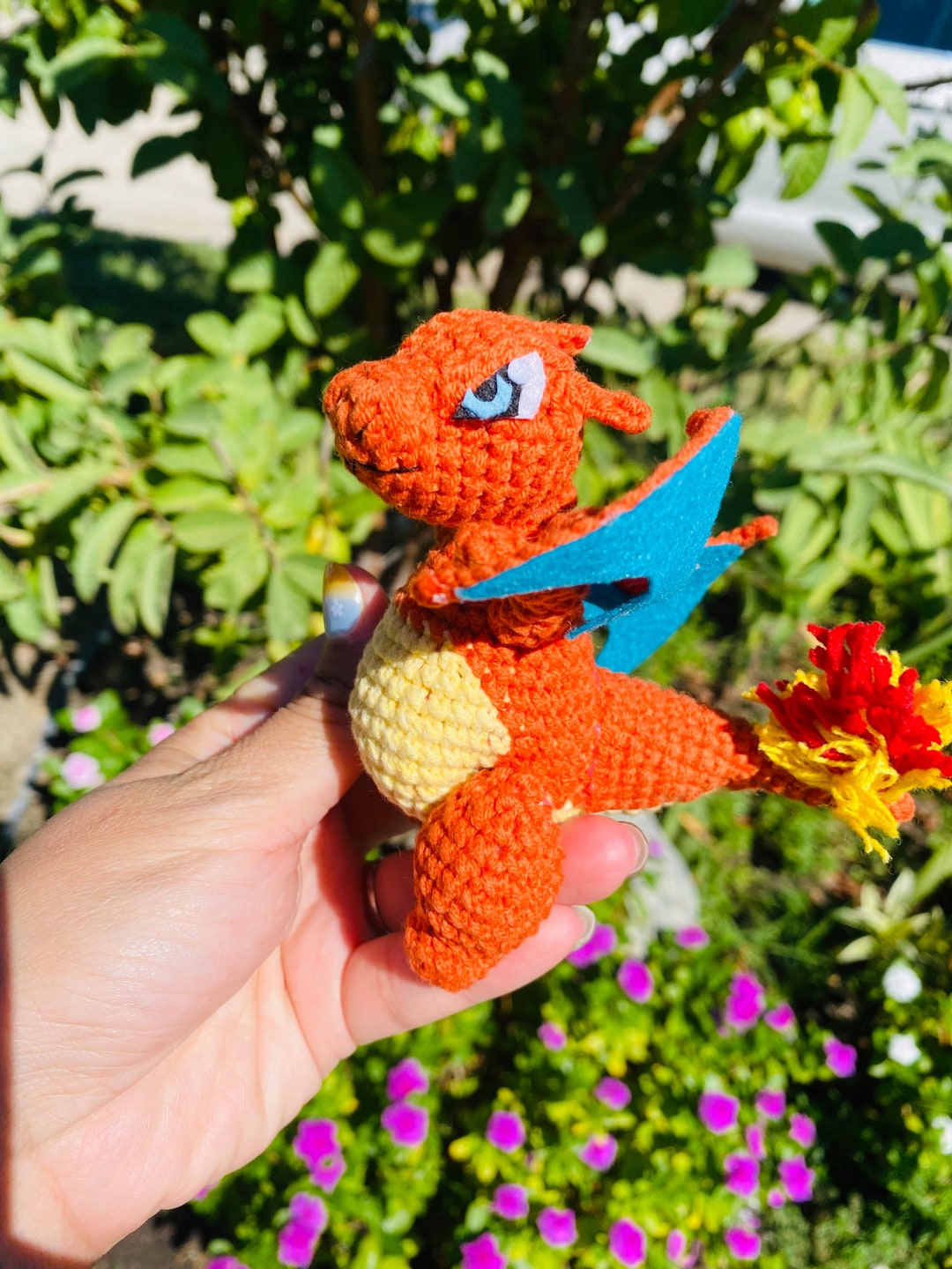 Unique Handmade Charizard, Pokémon ,amigurumi, Crochet, Plushie, Stuff ...