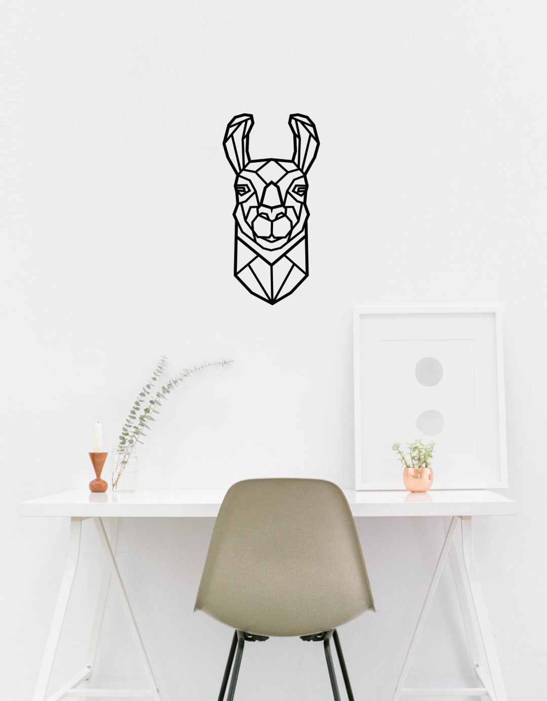 Wooden Mural Llama Alpaca Head Animals Wood Wall Deco Decor Picture - Etsy