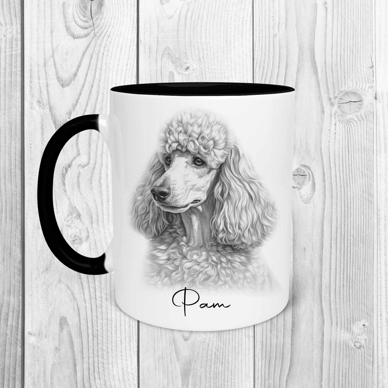 Personalised Poodle Mug | Poodle Gifts | Gift for Her | Poodle Birthday ...